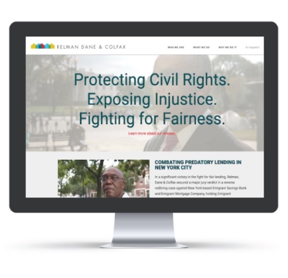 Relman, Dane & Colfax Unveils New Website: Relman Colfax PLLC